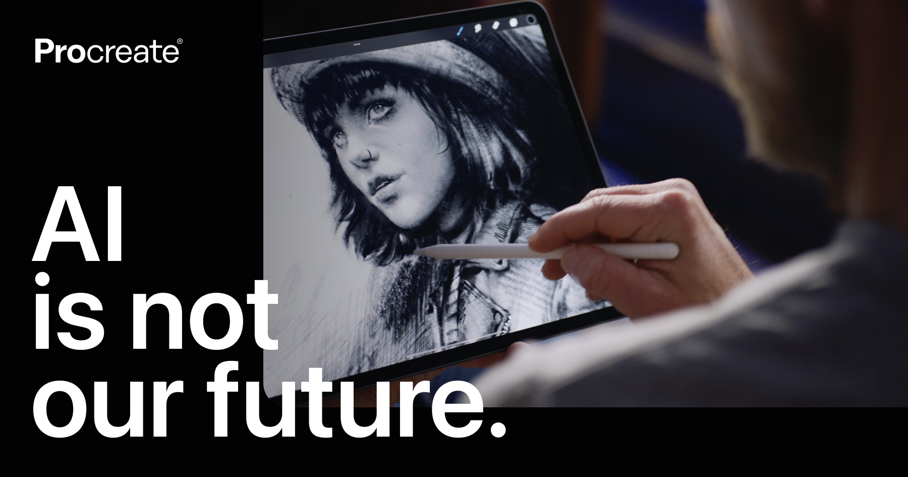 创意来自创作，而非生成 – Procreate®